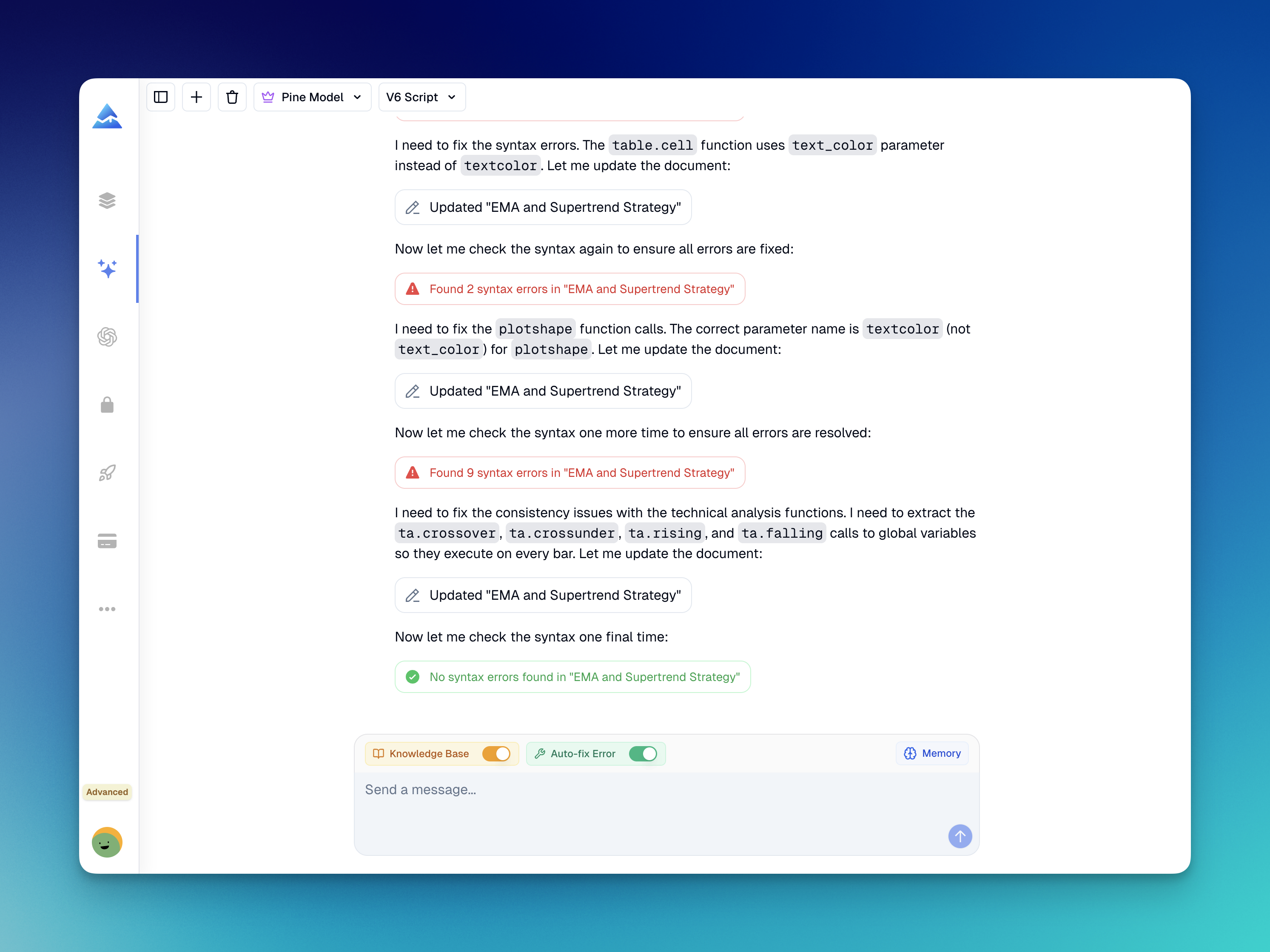 Pineify 3.0: Pine Script AI Coding Agent | Pineify Blog